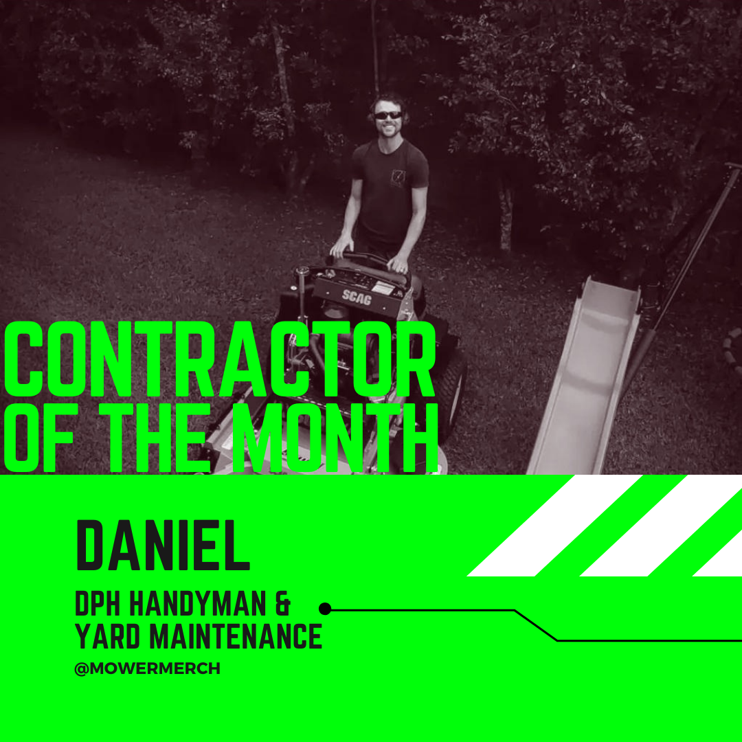 Contractor of the Month - Daniel Parry-Hawkins from DPH Handyman & Yard Maintenance | Mowermerch